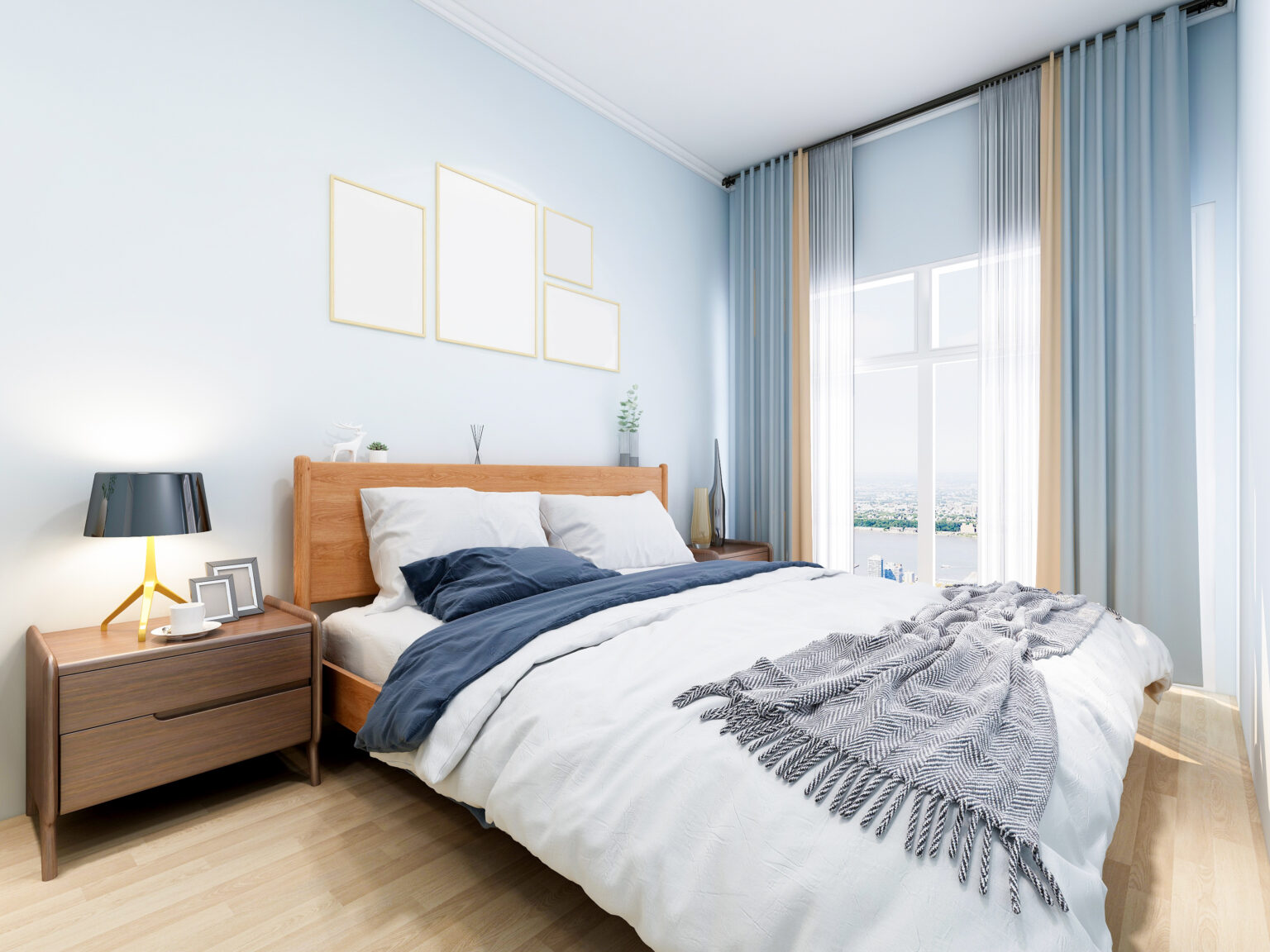 Calming Blue Paint Colors For Your Bedroom | Fresh Coat Painters